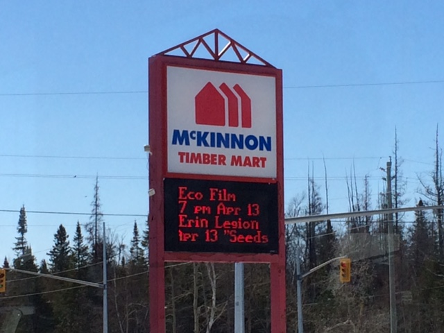 Our Reader Board Sign | TIMBER MART