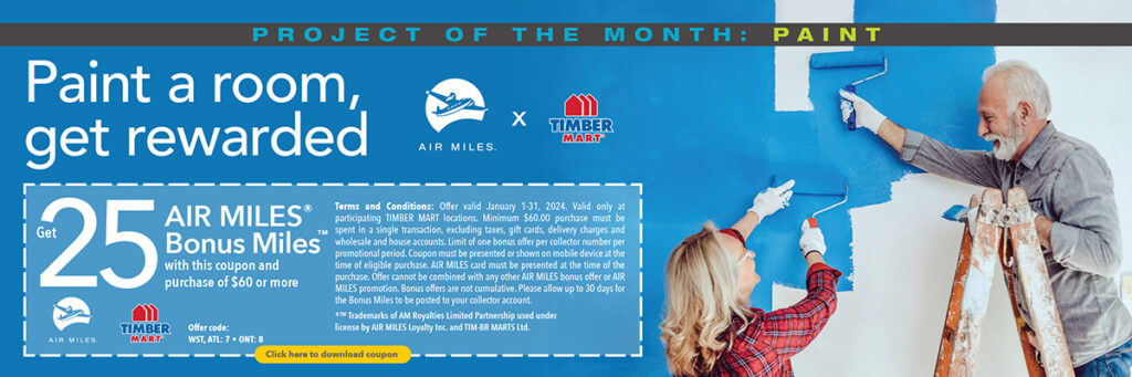Air Miles Rewards Program | Canada's Building Centre | TIMBER MART